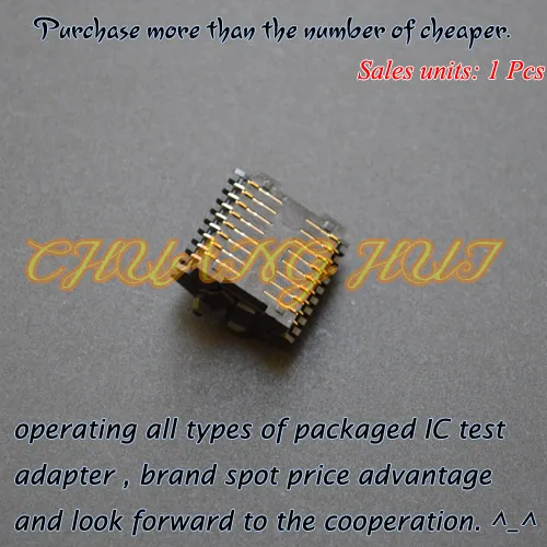 300mil SOP16 SOIC16 test socket (Back pin SMD) IC socket Clamshell ...