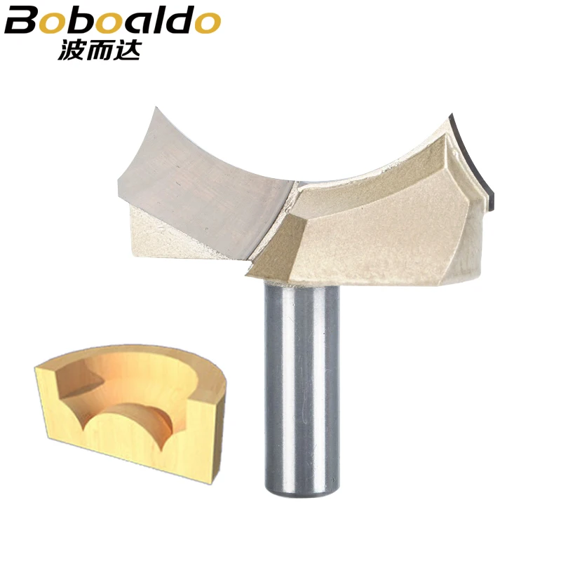 1pcs 1/2*2 Shank Ball Bit Point-cut Round Over Groove Bits Router Bits ...