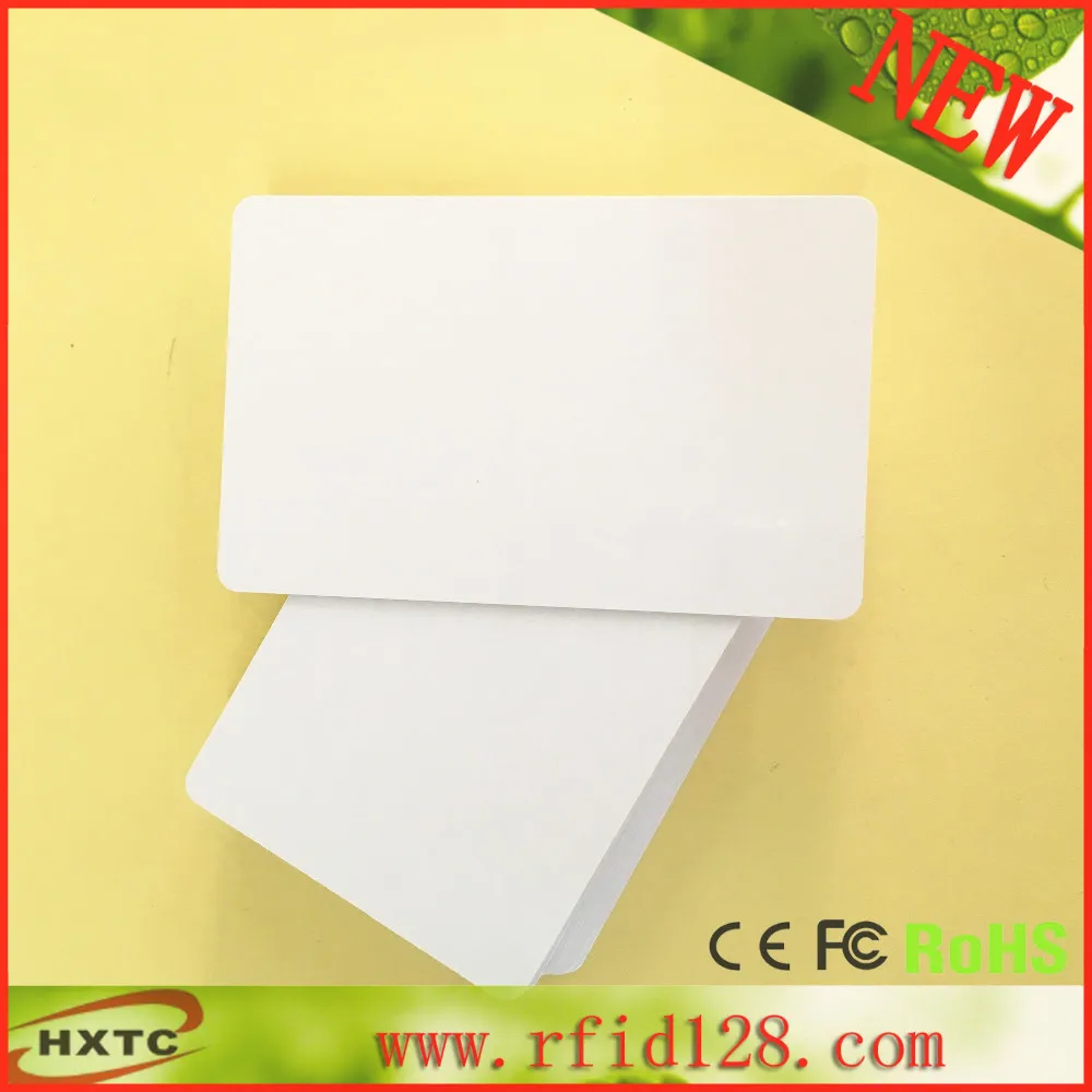 200PCS/Lot Printable PVC Blank /White Card (No chip) For Epson/Canon ...