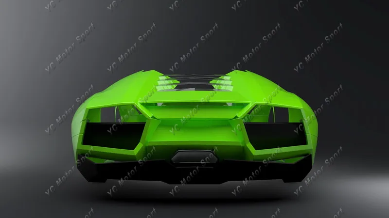 Portion Carbon RVT Style Body Kit Fit For 01-08 Murcielago LP640 LP670 ...