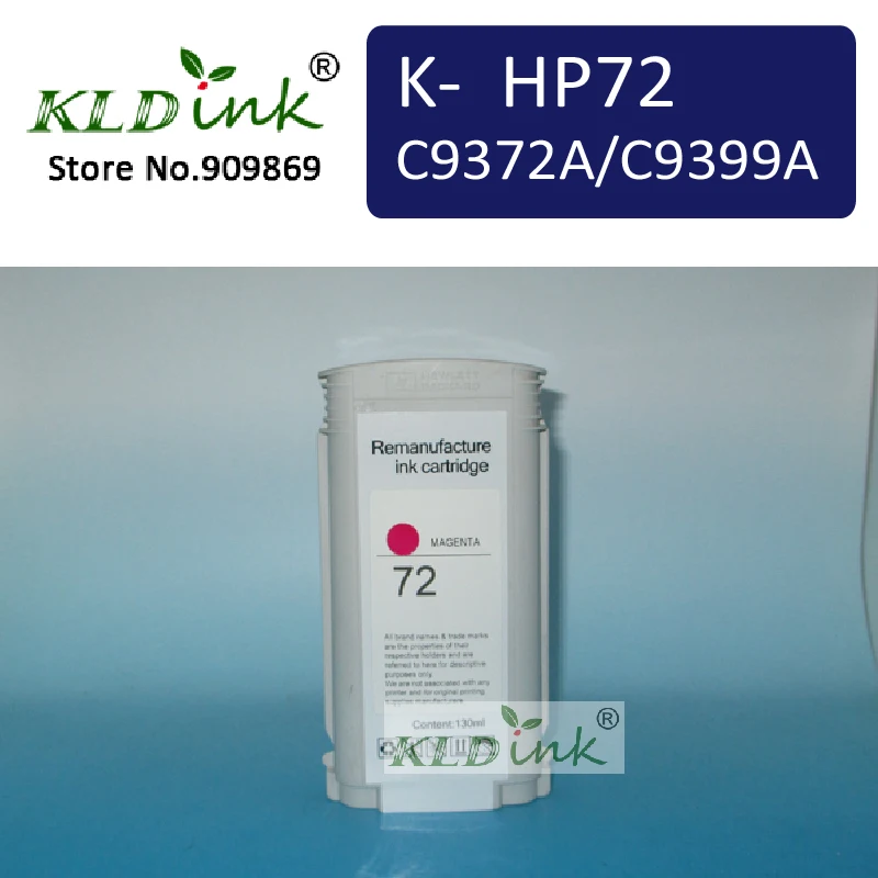 Cartucho de tinta de repuesto HP72 C9372A / C9399A para impresora ...