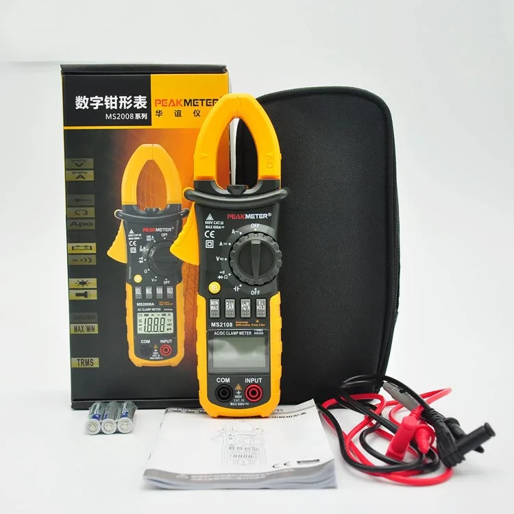 Digital clamp type table clip-on ampere meter clip-on multimeter - buy ...