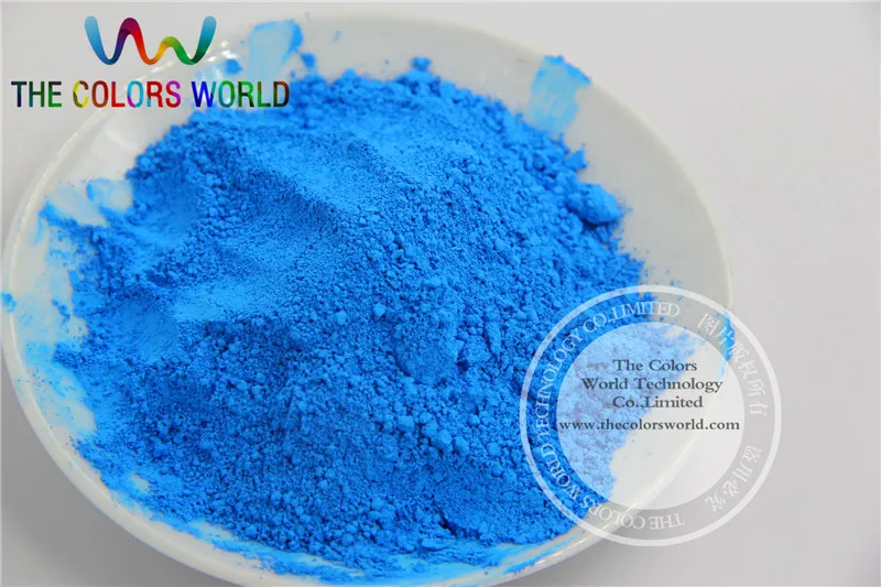 TCFG 619 Blue neon Colors Fluorescent Neon Pigment Powder for Nail ...