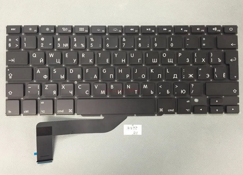 New Laptop Russia Keyboard Replacement For Macbook Pro 15.4" A1398 ...