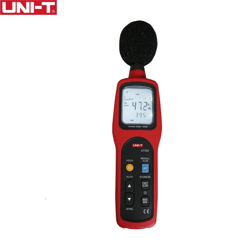Unit Ut352 Sound Lever Meter Easy To Carry Noise 30~130db Max/min Lcd ...