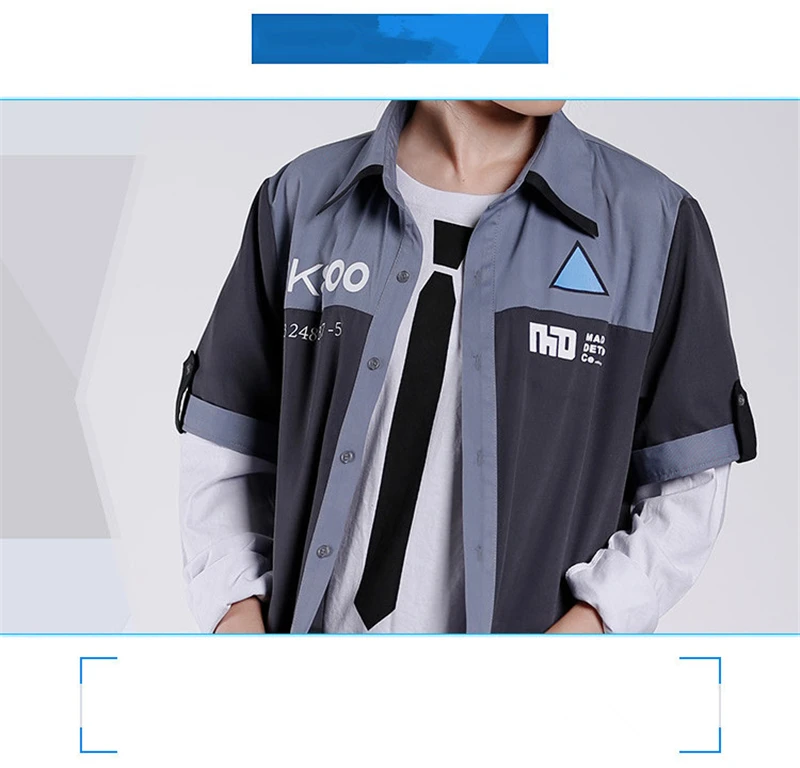 Detroit: Become Human Connor RK800 and RK900 Cosplay Costume Daily ...