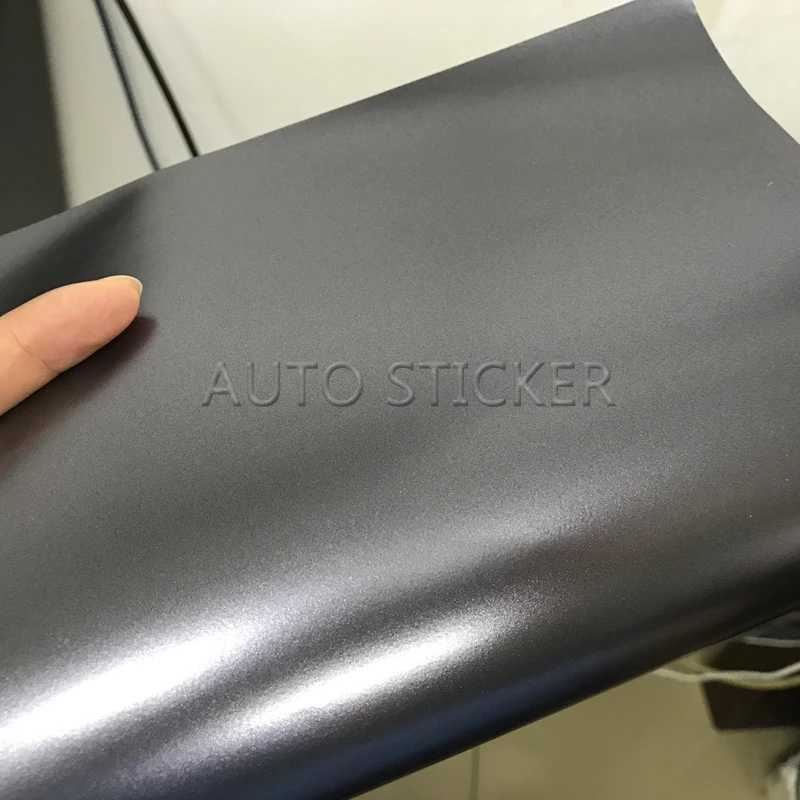Gunmetal Grey Metallic Vinyl Metal Pearl Film Wrap Foil For Motorcycle ...