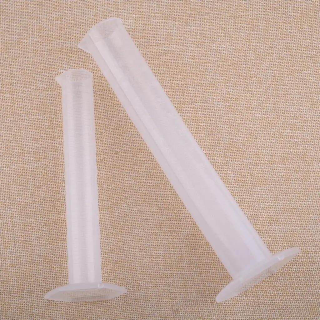 Letaosk Plastic Measuring Cylinder Trial Liquid Tube Laboratory Test ...