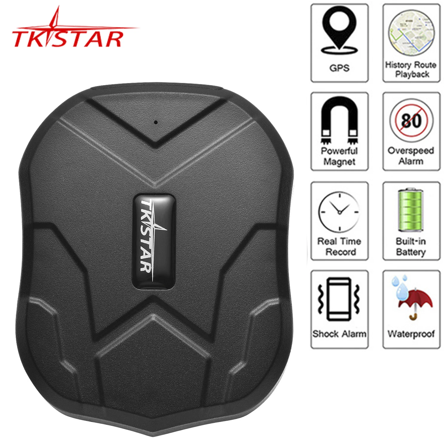 Gps Tracker Car Tkstar 2g Tk905 5000mah 90 Days Standby Vehicle Tracker