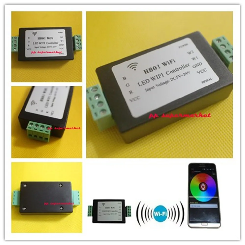 1pcs H801 Wifi;rgbw Led Wifi Controller;rgbw Wifi Led H801 Controller ...