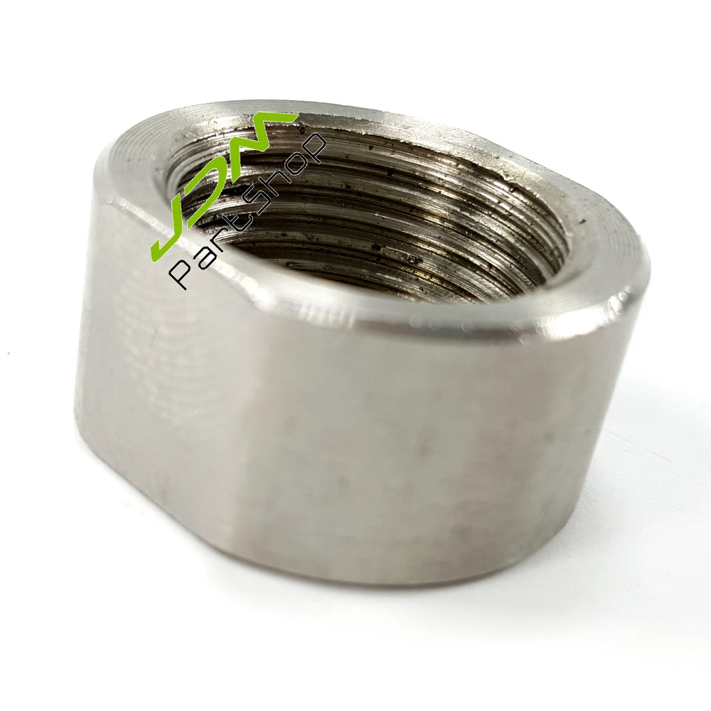 Universal SS304 Exhaust Pipe O2 Oxygen Sensor Bung Screw Plug Nut ...