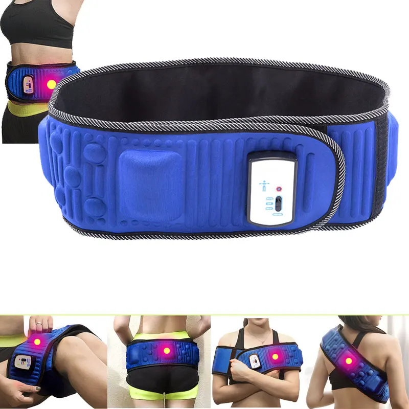 Slimming Belt Massage Waist Trainer Body Shaper Beat Fat Shaking ...