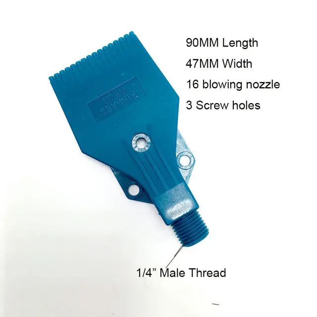 Air Blow Off Flat Jet Nozzle,16 Blowing Wind Jet Nozzle,Compressed Air ...