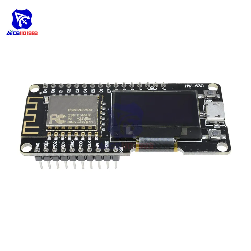 Esp12f Esp8266 Cp2102 Module Wifi Nodemcu Wemos 096quot Oled Development