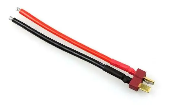 1pcs Deans Style T Plug Male Female Connector Silicone Wire With 10CM ...