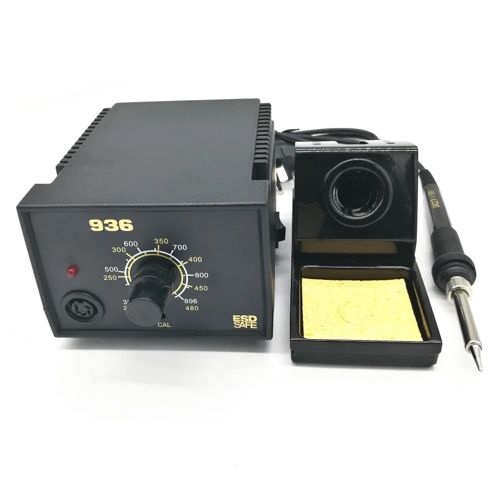 220V 60W Soldering Station Electric Solder Iron 936 Welding Gun Repair ...