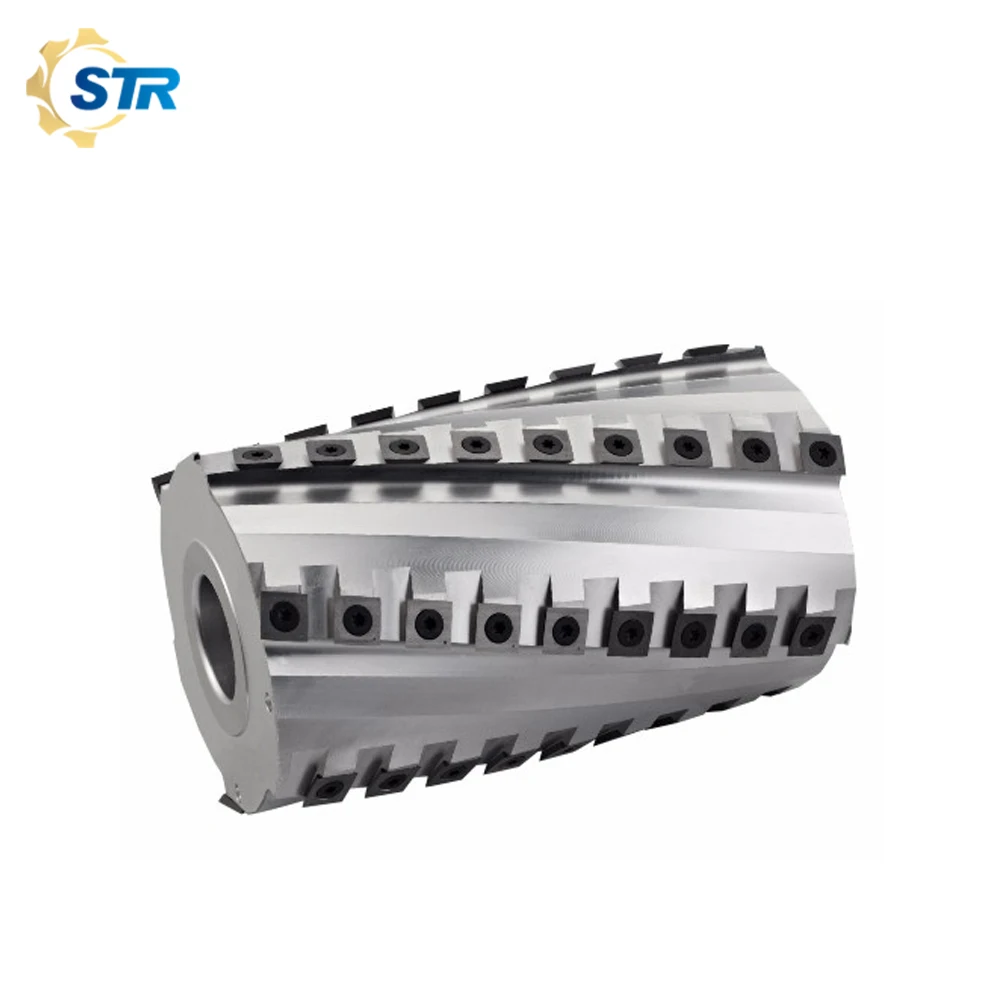 Heavy duty Helical Cutter Head with Changeable Knives|Milling Cutter ...