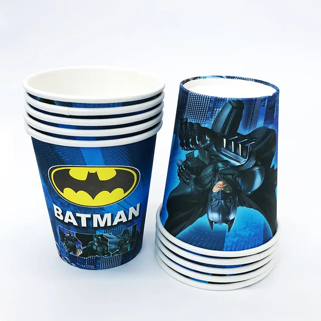 Batman Plates And Cups