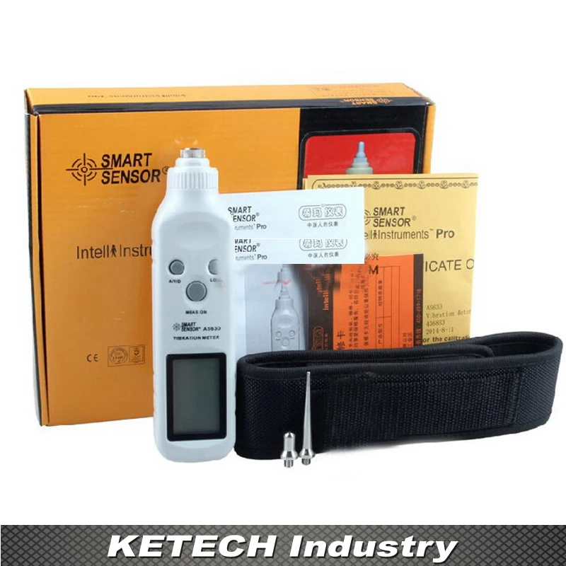 AS63D Portable Digital Pen Vibration Tester Meter-in Testing Equipment ...