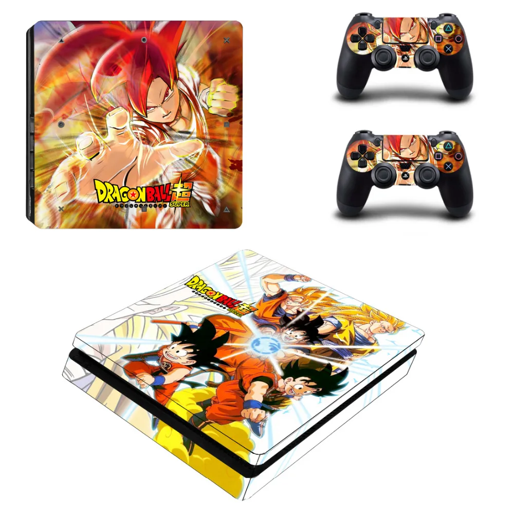 Dragon Ball Super Skin Sticker for PS4 Slim and Dualshock 4 Controller ...