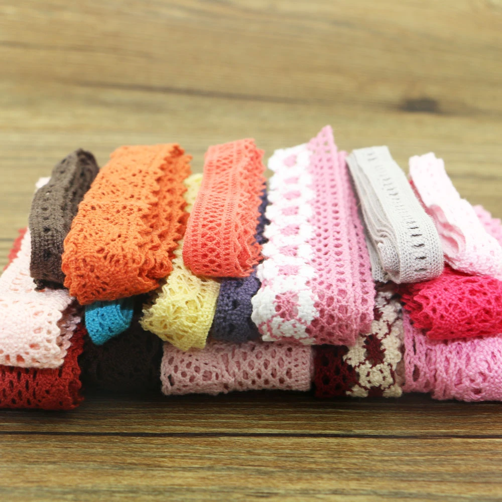 10 Yard Lot Of Color Cotton Lace Garment Sewing Fabric Decorative ...