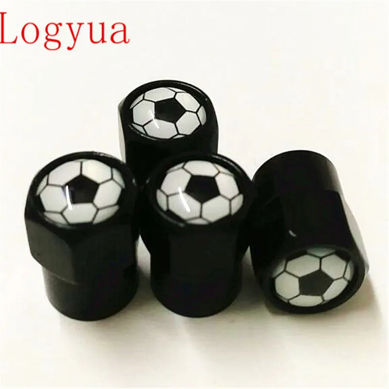 Fashion Car Football Logo Tire Valve Cap Truck Motorcycle Bike Wheel ...