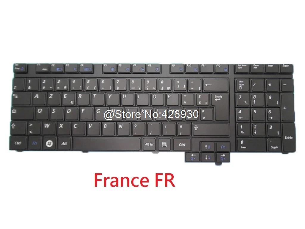 Teclado para Samsung R730 R720 R728 Francia FR Alemania GR Nordic ne ...