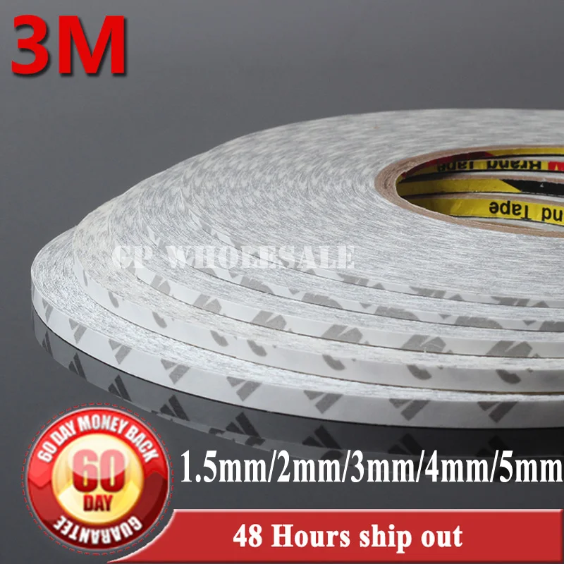 3M 9080 1.5mm/2mm/3mm/4mm/5mm* 50M Original 3M9080 Two Sides Adhesive ...