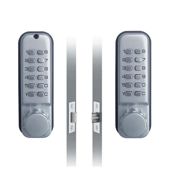 mechanical door locks All Weather Double Keypad Mechanical Keyless Door ...