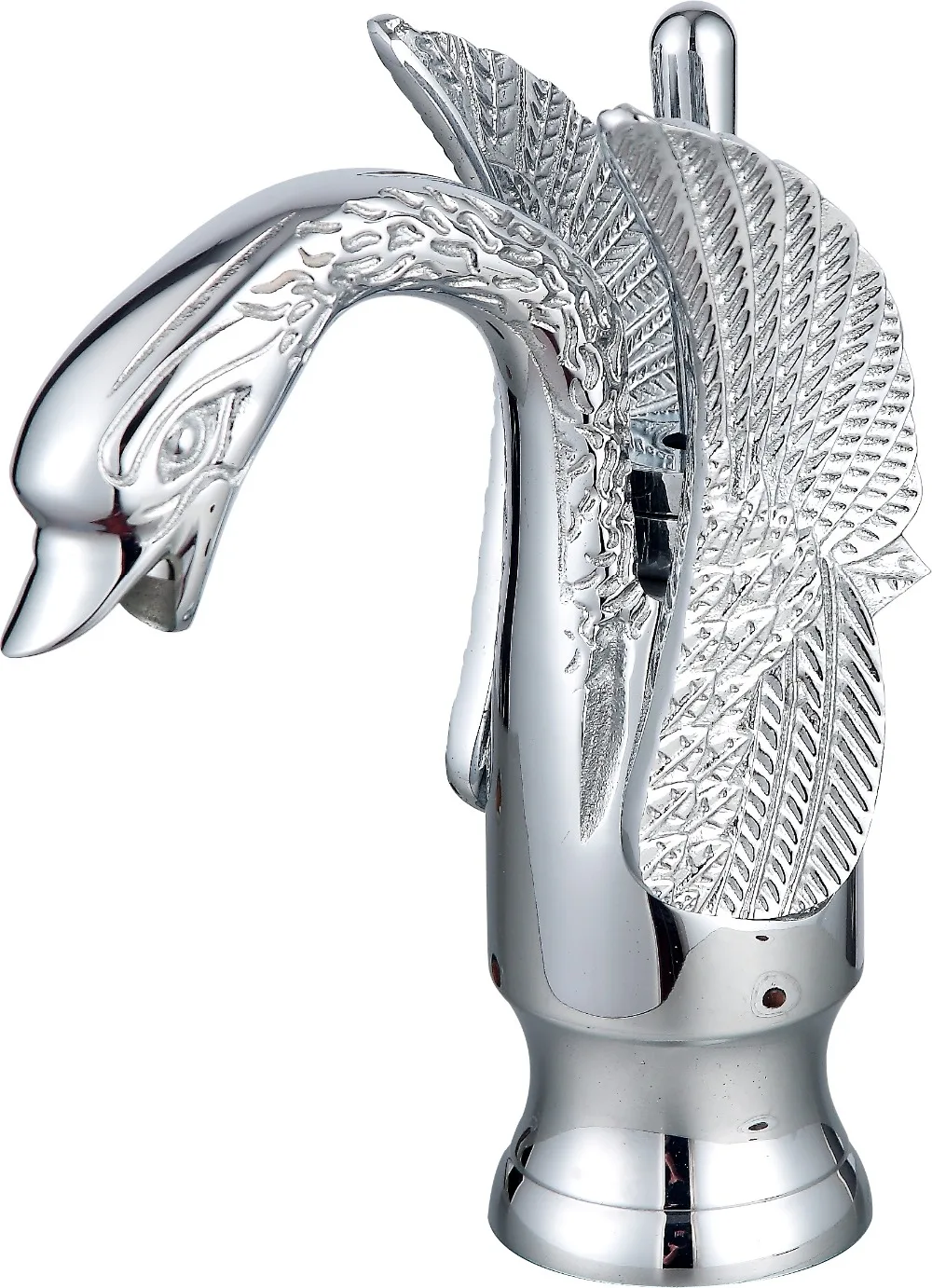 Free-shipping-single-hole-swan-mixer-chrome-tap-swan-faucet-new-animal ...