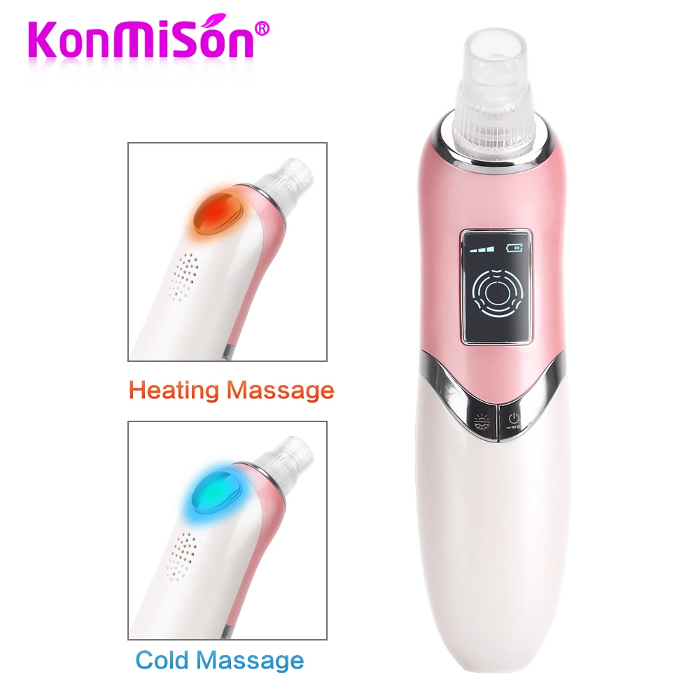 KONMISON Hot & Cold Vacuum Suction Blackhead Removal Machine Facial ...