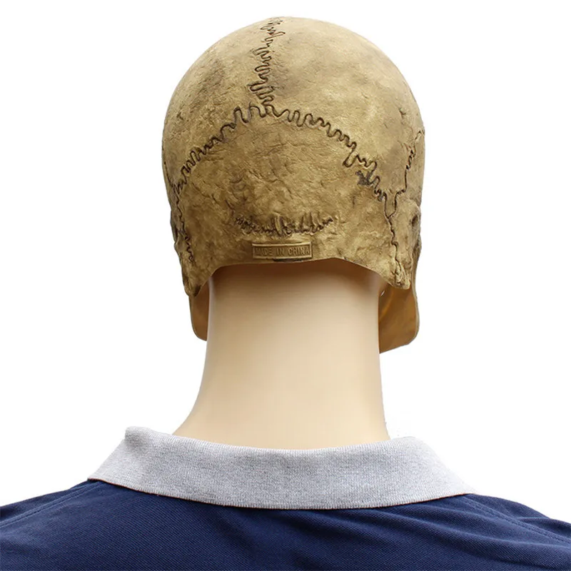 Halloween Realistic Ghost Scary Skull Full Head Cosplay Horror Mask ...