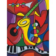 Großhandel abstract paintings musical instruments Gallery - Billig ...