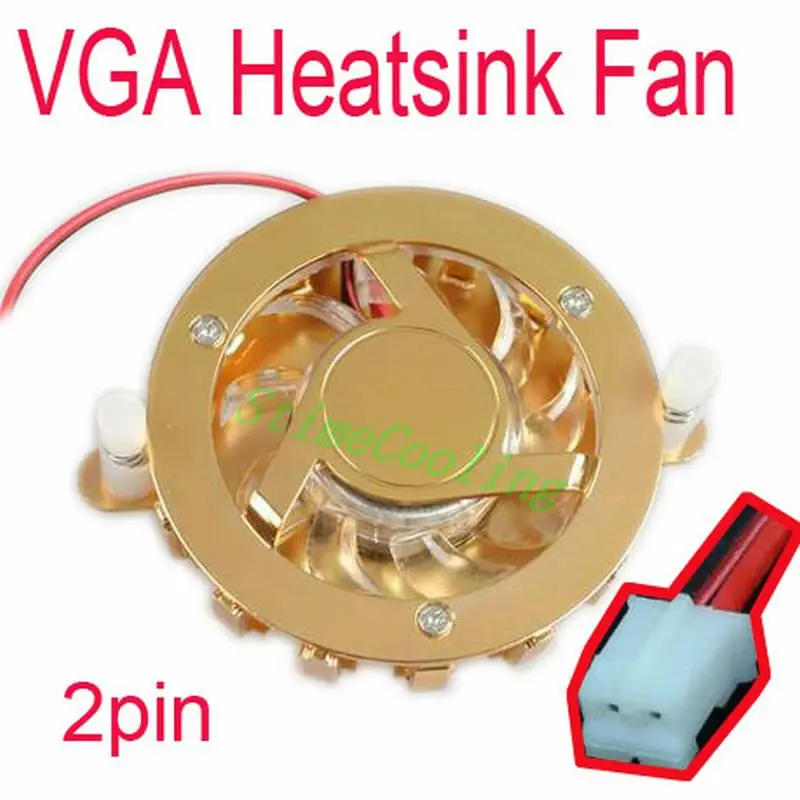 Freight free 20pcs/set Computer 12V 2pin 55mm Graphics VGA Video Card ...