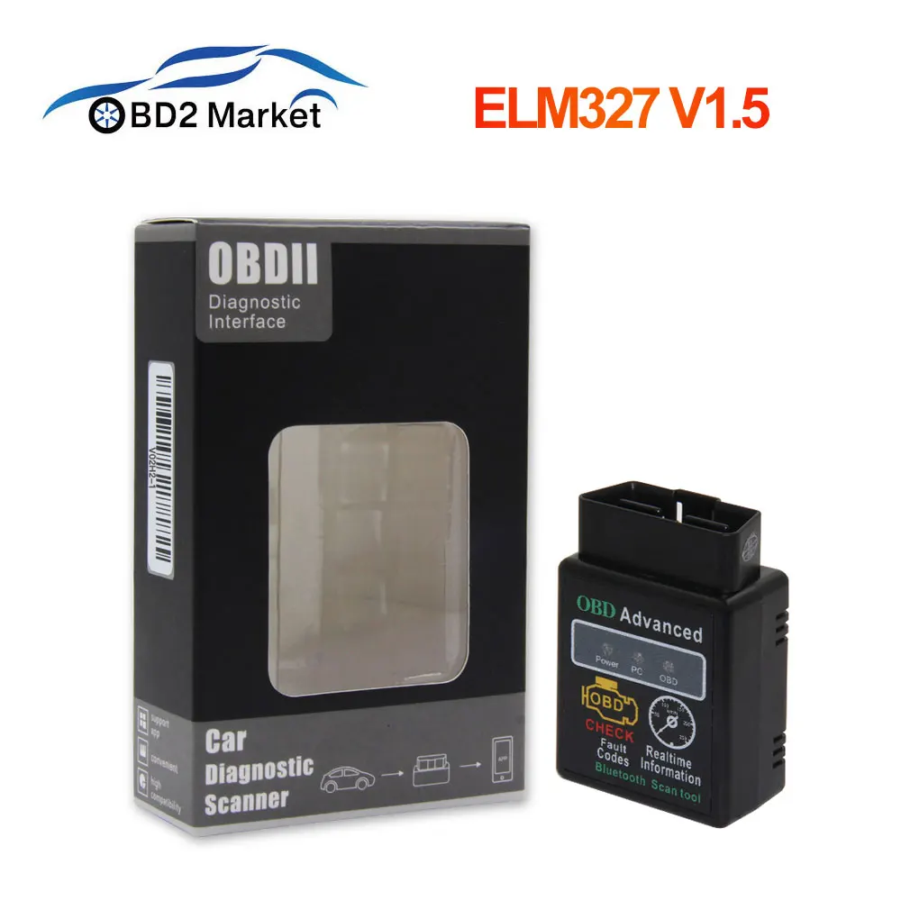 ELM327 V1.5 OBD2 diagnostic tool obd2 car diagnostics Code Reader elm ...