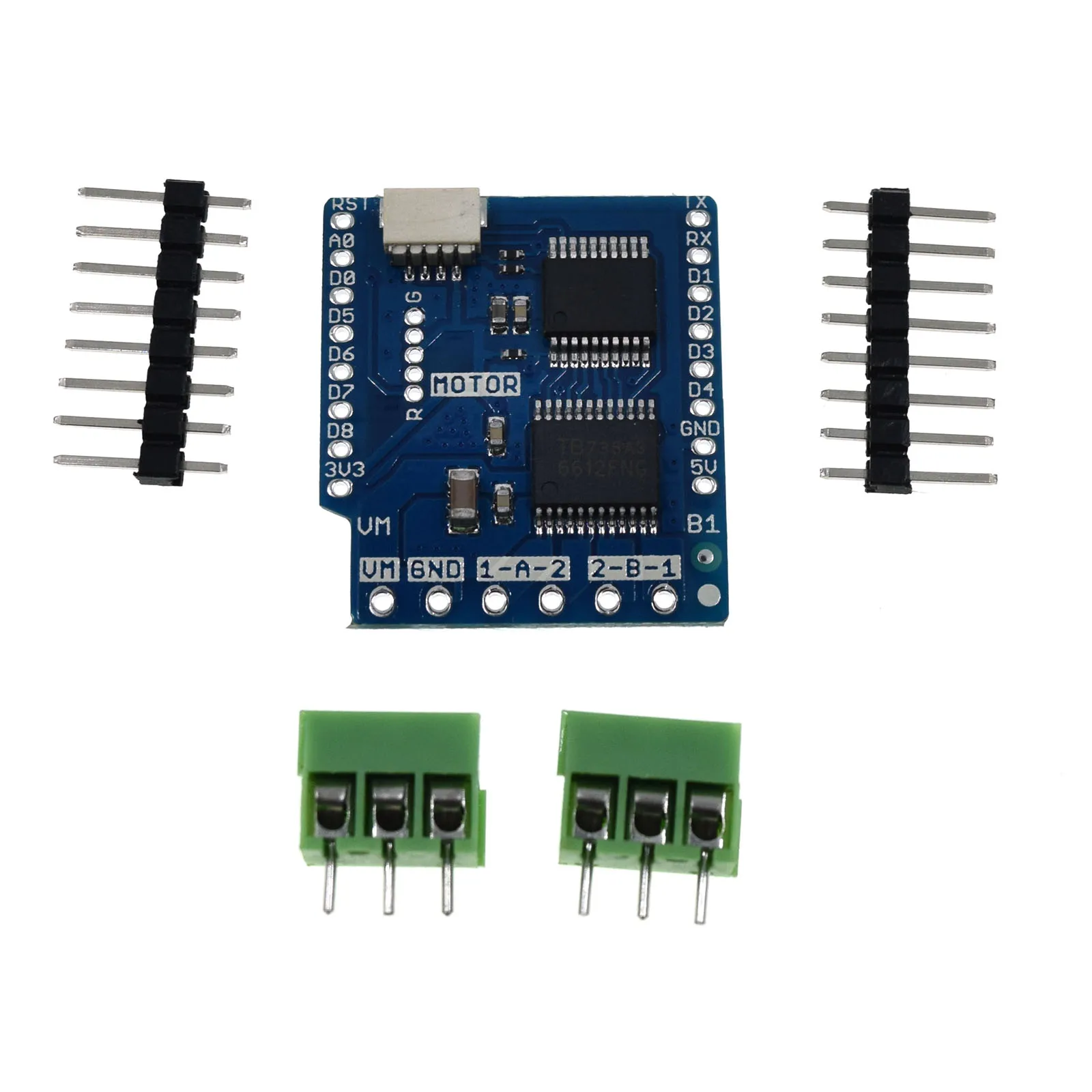 1A Motor Shield For WeMos D1 mini I2C Dual Motor Driver TB6612FNG V1.0. ...