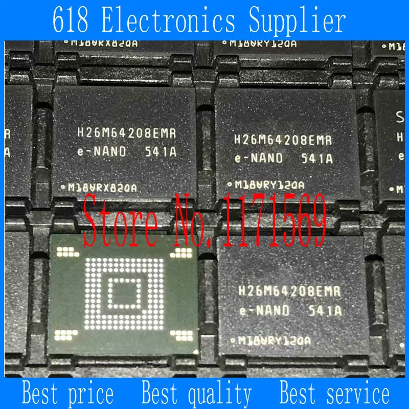 100% New 5pcs/lot H26m64208emr H26m64208 Bga - Replacement Parts ...