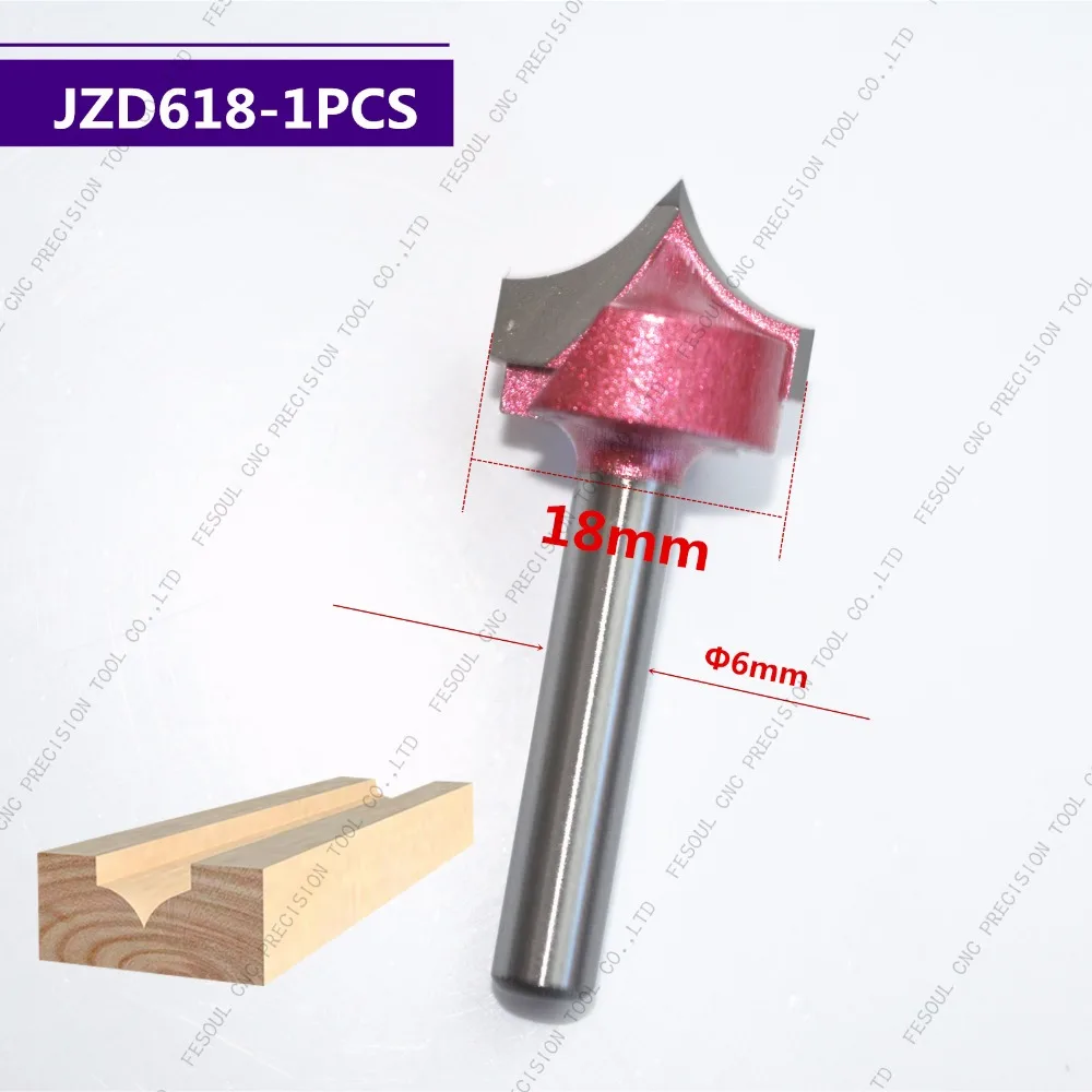 6mm*18mm,1pcs,Free shipping CNC Machine Woodworking Milling Cutter ...