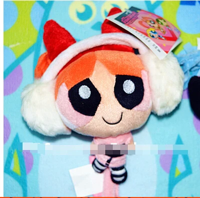 Powerpuff Girls bag phone pendant plush toys children kids gifts ...