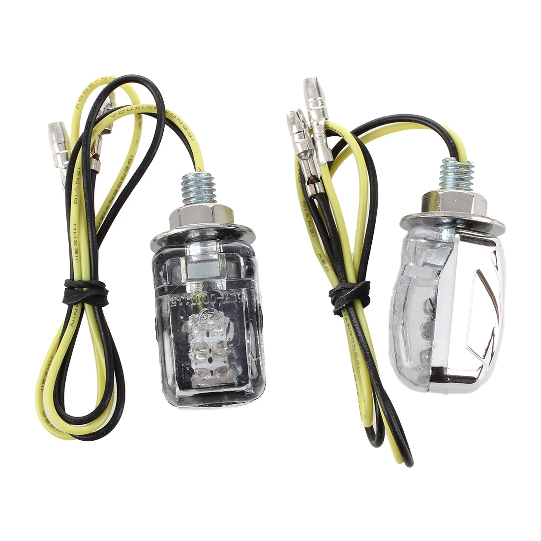 2 Motorcycle Motorbike Amber LED Turn Signal Light Bulb Indicator 12V ...