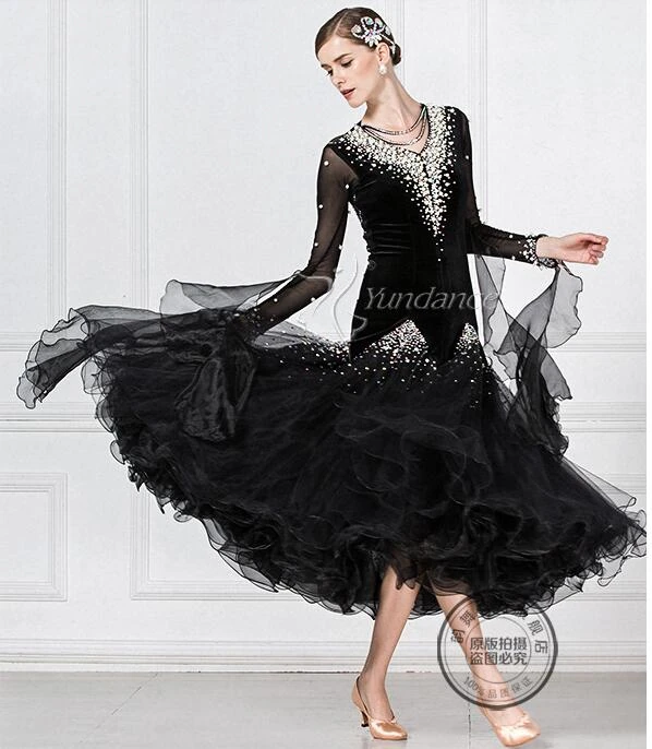 Standard ballsaal kleid rosa wettbewerb ballsaal kleid anpassen frauen ...