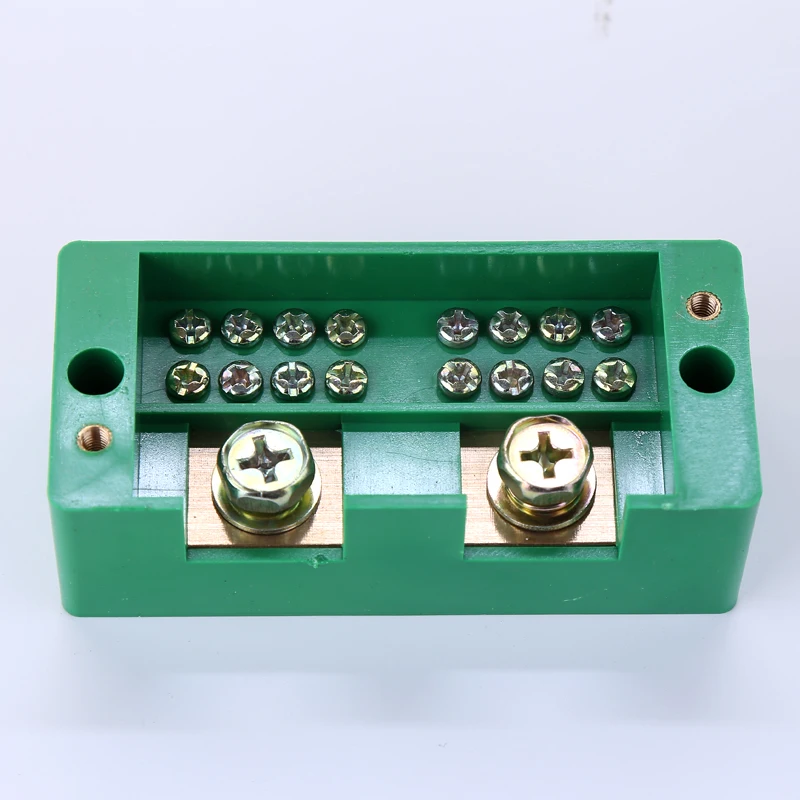 Single Phase 2-in 8-out Wire Terminal Box Household Distribution Box ...