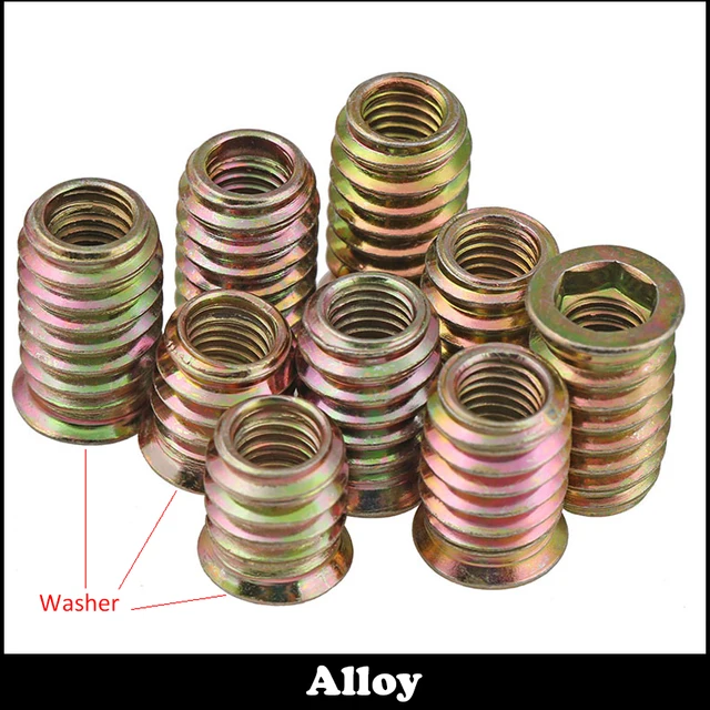 M6 M6*13 M6x13 M6*15 M6x15 Alloy Woodworking Furniture Embedded Screw ...