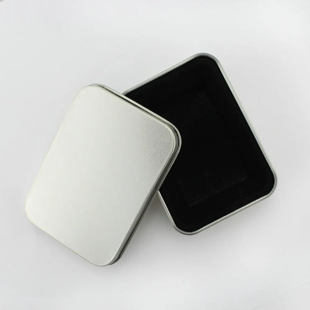 New 2015 silver metal tin box for oil lighter gift set box|tin dvd|tin ...