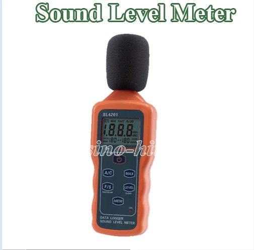 Digital SL4201 Sound Level Meter Decibel Data Logger 30 130dB With USB ...