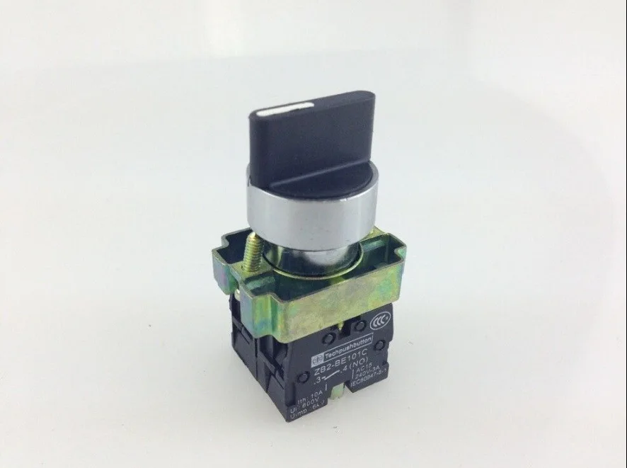 10 pçs/lote xb2 bd33 3 posição 2no mantido selector interruptor novo ...