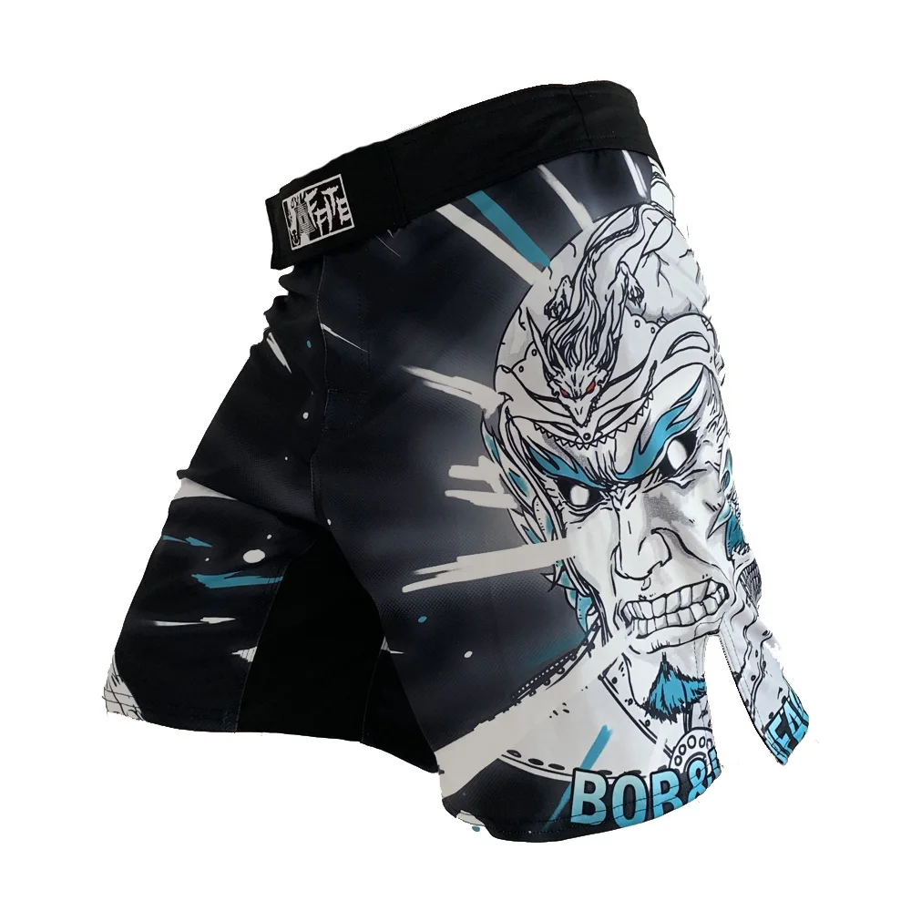 MMA shorts men's kick boxing trunks fitness gym BJJ shorts mma muay ...