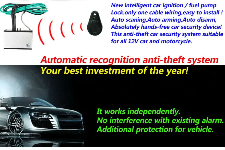 Upgarde Anti-theft Car Alarm Immobilizer Hands-free Automatic ...