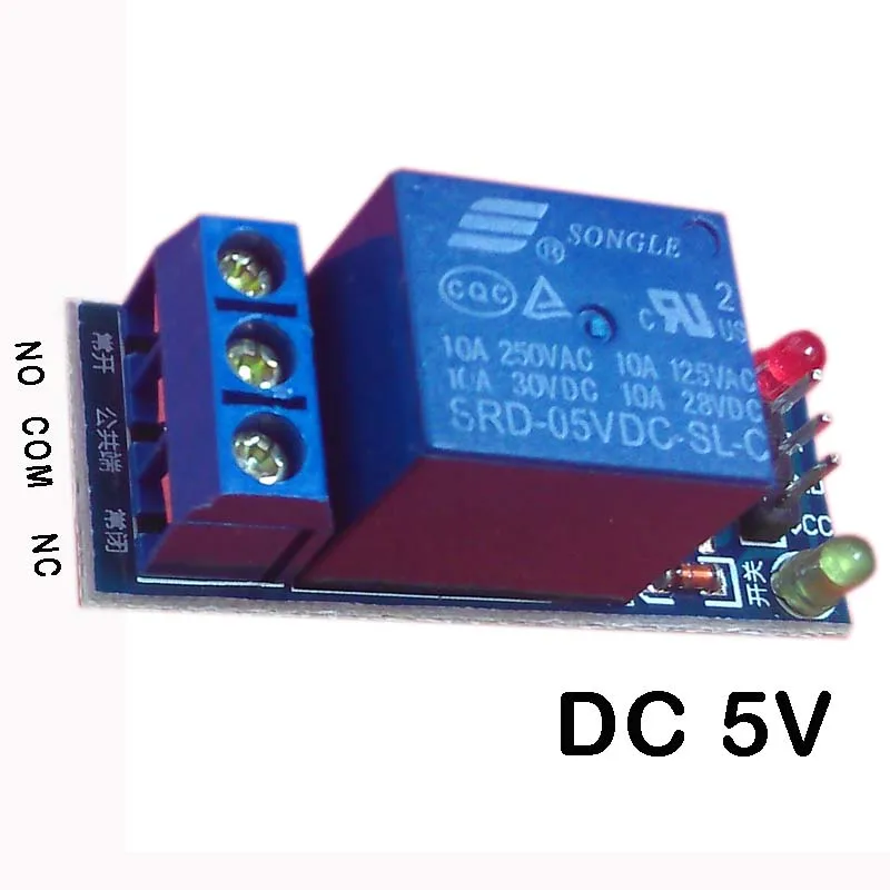 1 Channel Songle 5V relay module low lever trigger-in Relays from Home ...