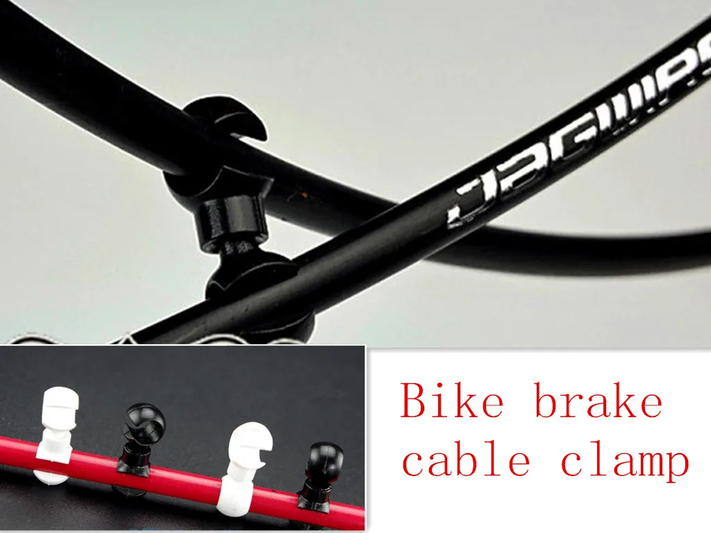 2pc Bicycle Brake sticker cable clamp Fitted Hook clip Bike Fold ...
